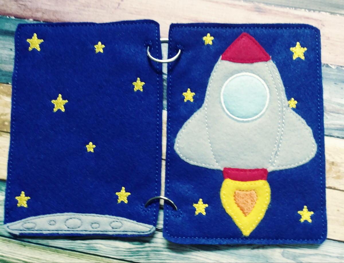 Solar system quiet book page - outer space quiet book page - travel to ...